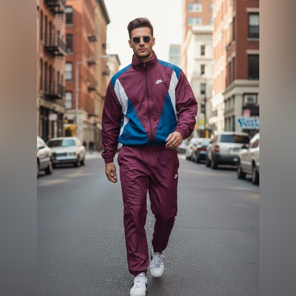Nike | Jackets & Coats | Rare Vintage Nike Tracksuit Set | Poshmark